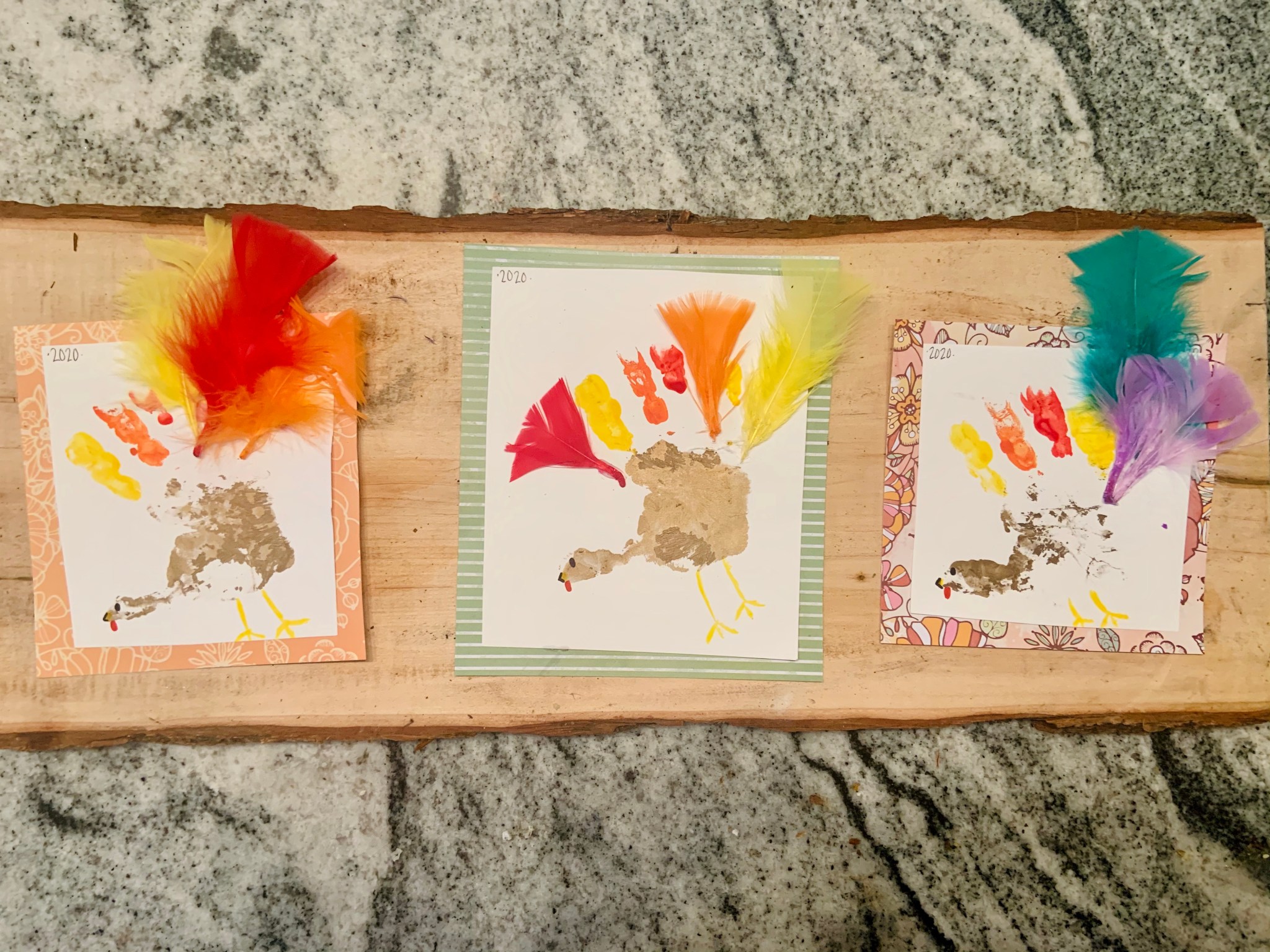 Thanksgiving Turkey Hand Craft. | Grey Skies & Rainbow Highs