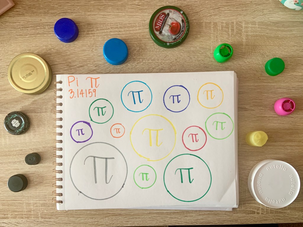 Toddler Activity: Pi Day Matching Game | Grey Skies & Rainbow Highs