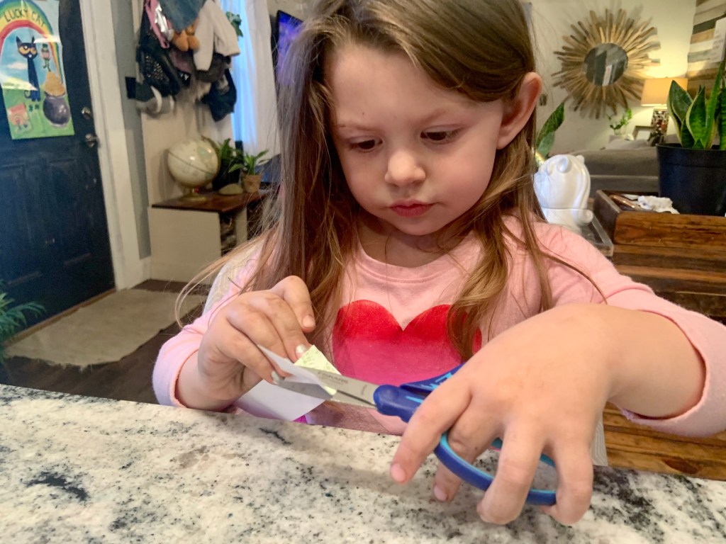 Toddler Activity: Snipped Paper Shamrock Collage | Grey Skies & Rainbow ...