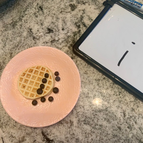 Toddler Activity: Waffle Day Letters | Grey Skies & Rainbow Highs