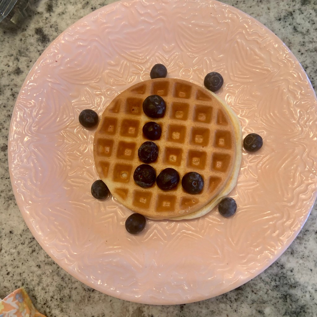 Toddler Activity: Waffle Day Letters | Grey Skies & Rainbow Highs