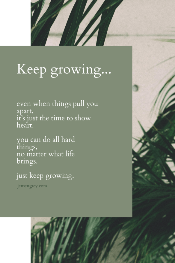 Self Care: Keep Growing | Grey Skies & Rainbow Highs