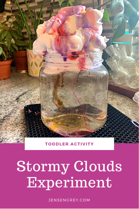 Toddler Activity: Stormy Clouds Experiment | Grey Skies & Rainbow Highs