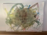 Toddler Activity: Poetry and Watercolors | Grey Skies & Rainbow Highs