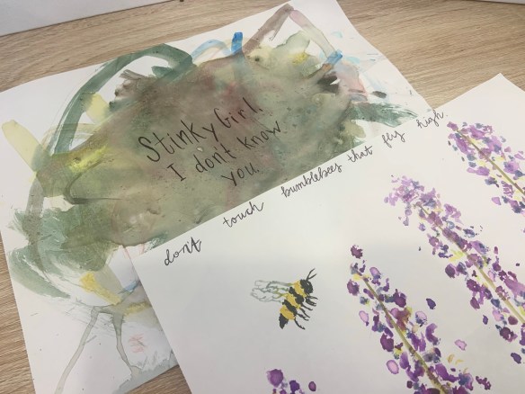Toddler Activity: Poetry and Watercolors | Grey Skies & Rainbow Highs