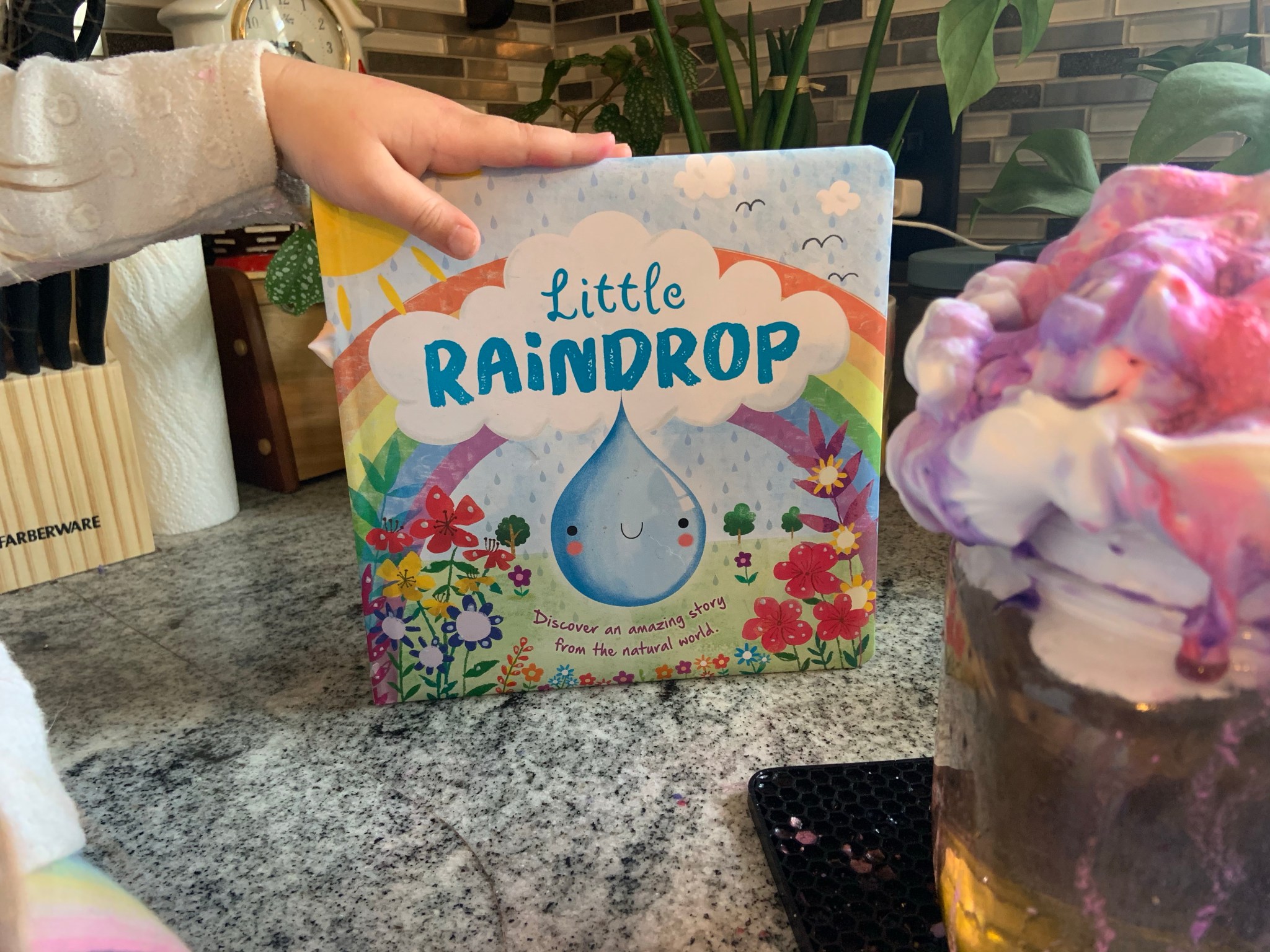 Toddler Activity: Stormy Clouds Experiment | Grey Skies & Rainbow Highs