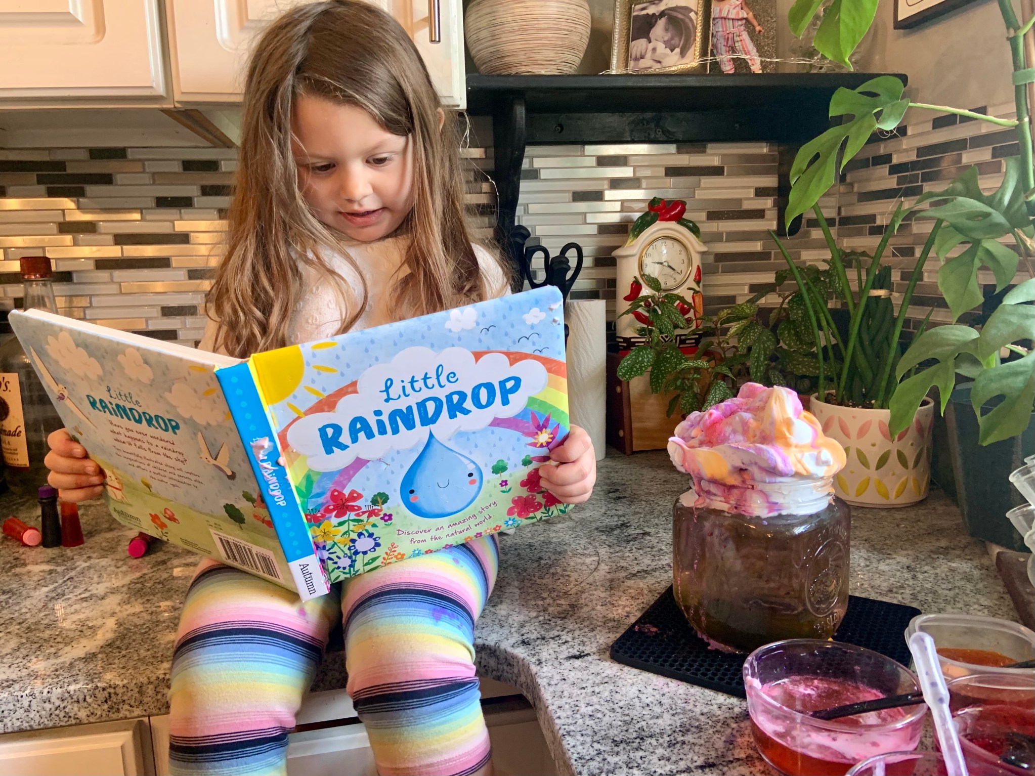 Toddler Activity: Stormy Clouds Experiment | Grey Skies & Rainbow Highs