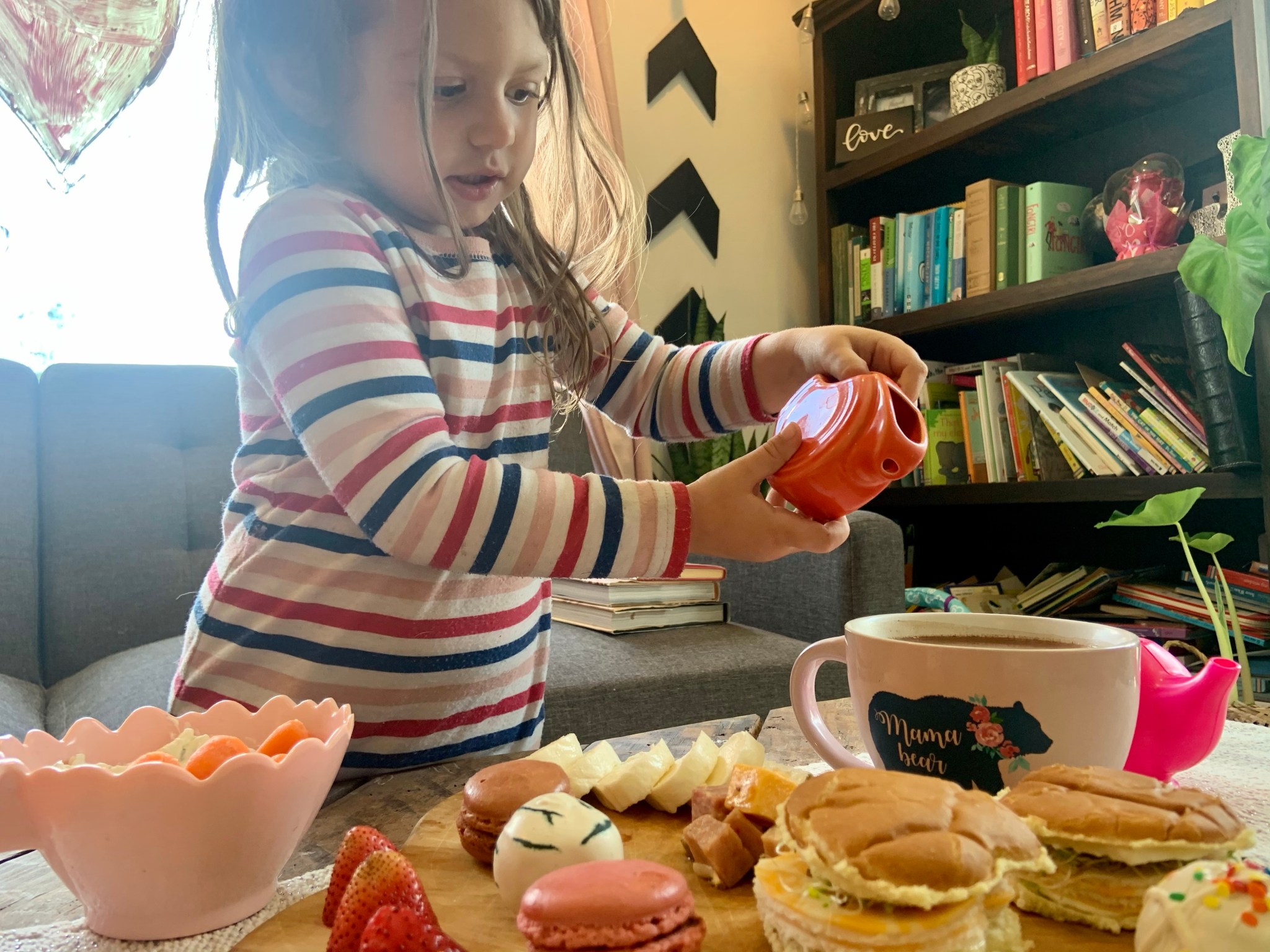 Toddler Activity: Tea Party and Manners | Grey Skies & Rainbow Highs