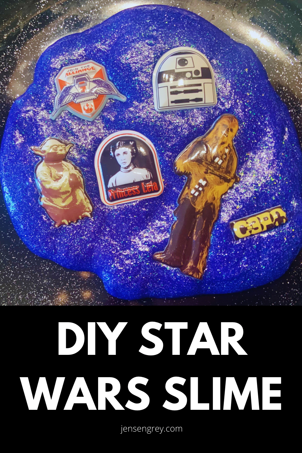 Toddler Activity: DIY Star Wars Slime | Grey Skies & Rainbow Highs