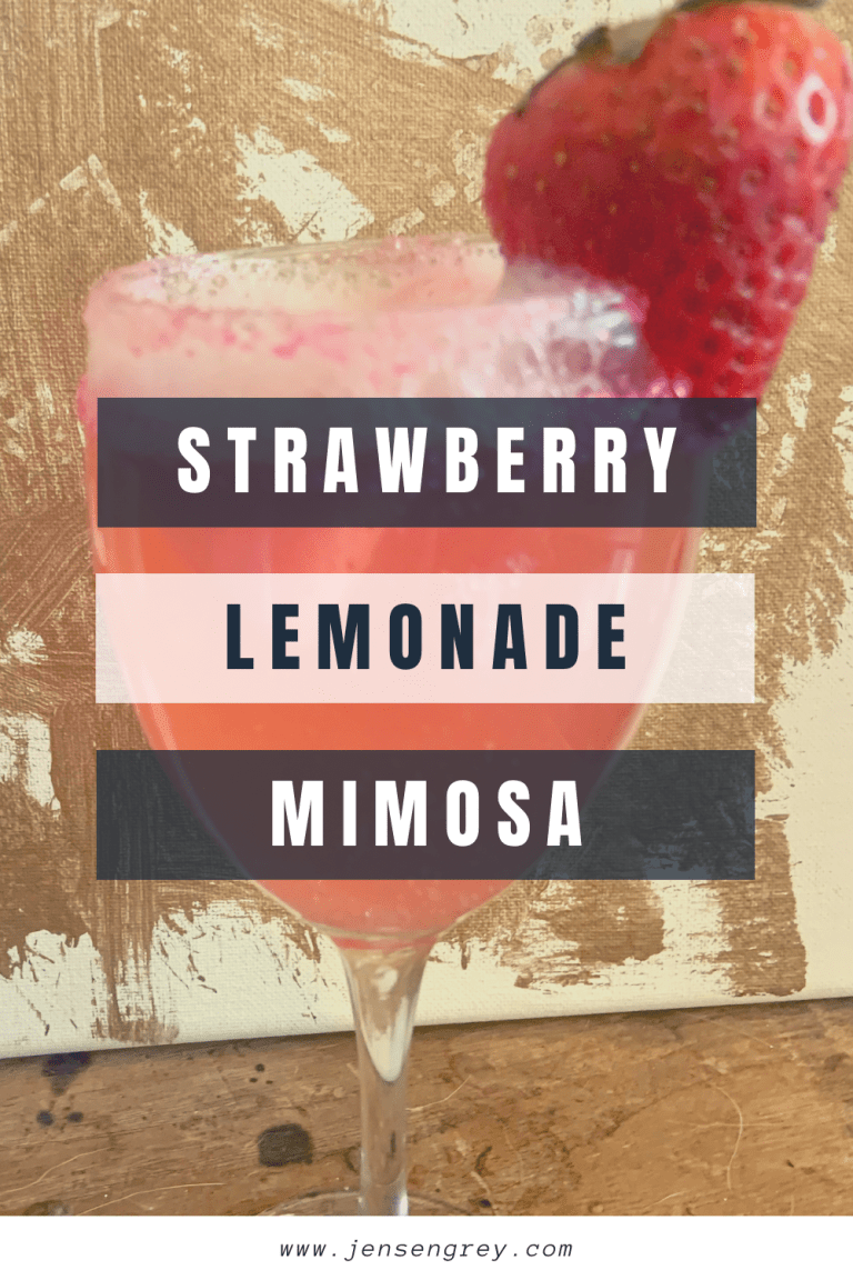 Mommy Recipe: Strawberry Lemonade Mimosa | Grey Skies & Rainbow Highs