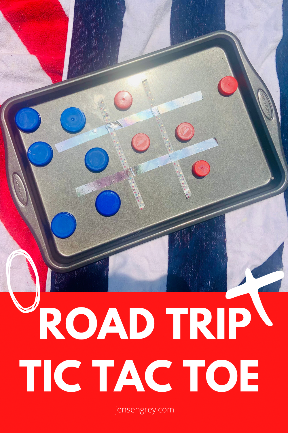 Road Trip Tic Tac Toe | Grey Skies & Rainbow Highs