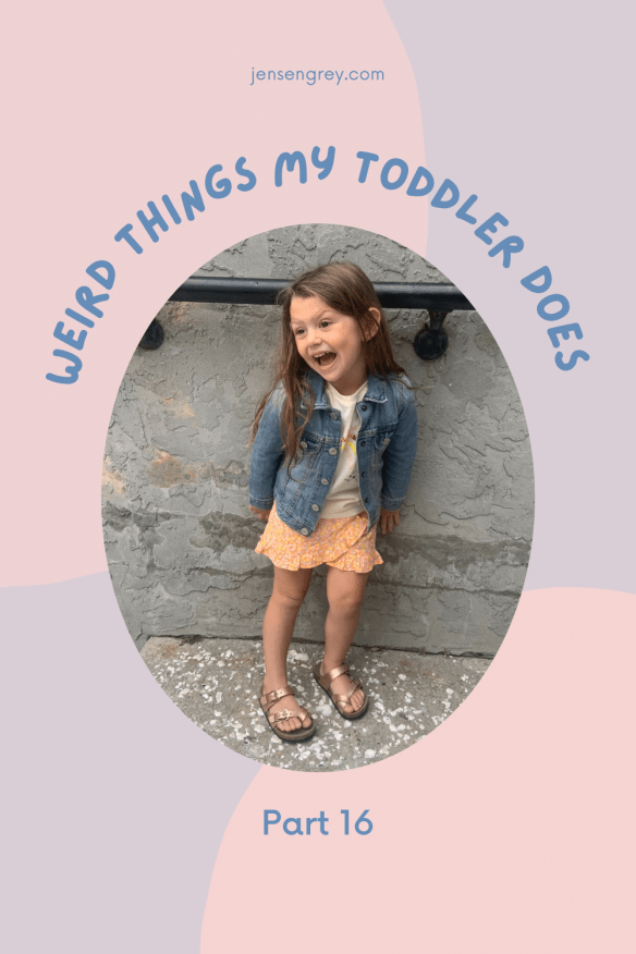 Weird Things My Toddler Does: Part 16 | Grey Skies & Rainbow Highs