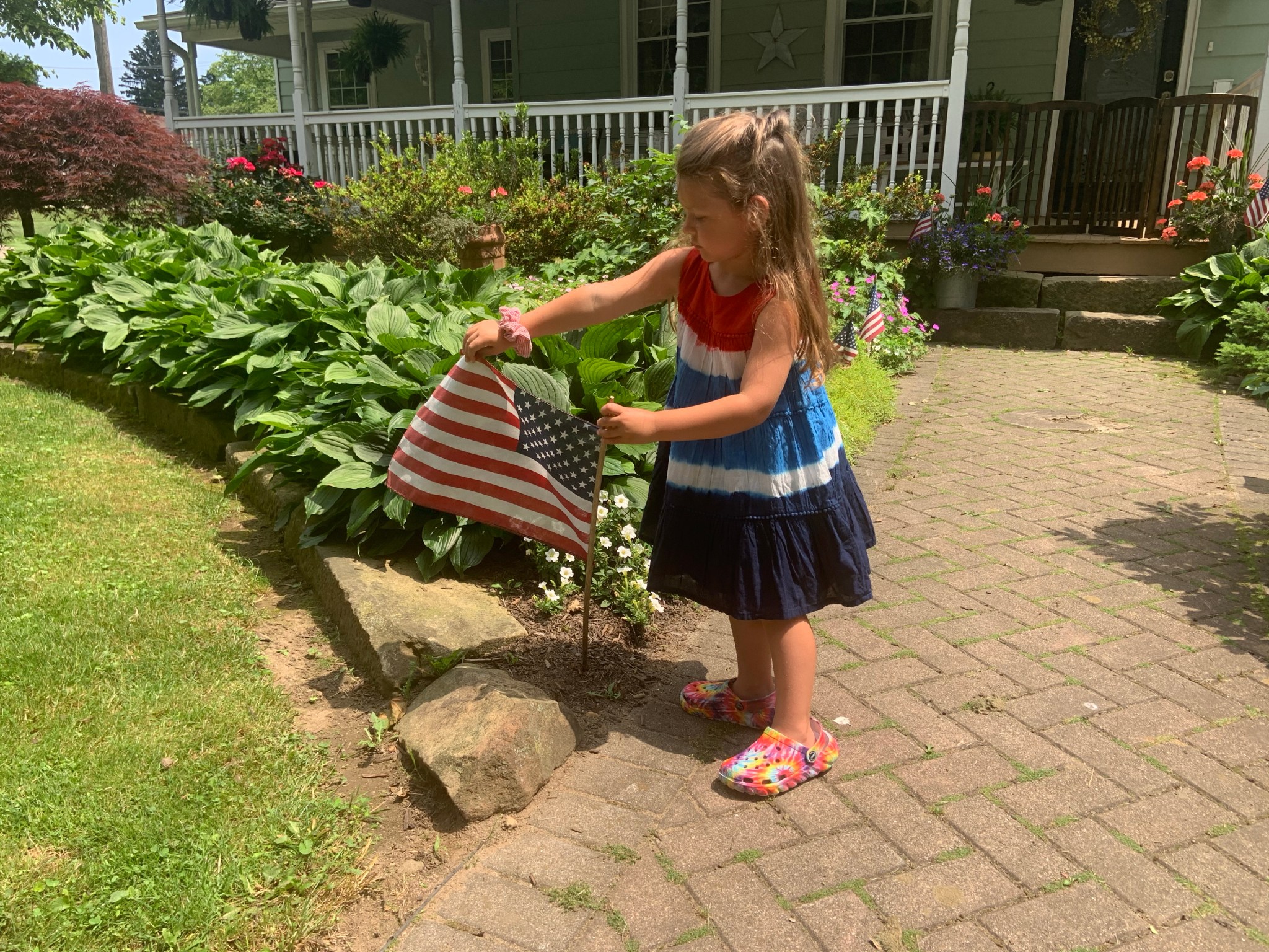 Toddler Activity: Flag Hunt | Grey Skies & Rainbow Highs