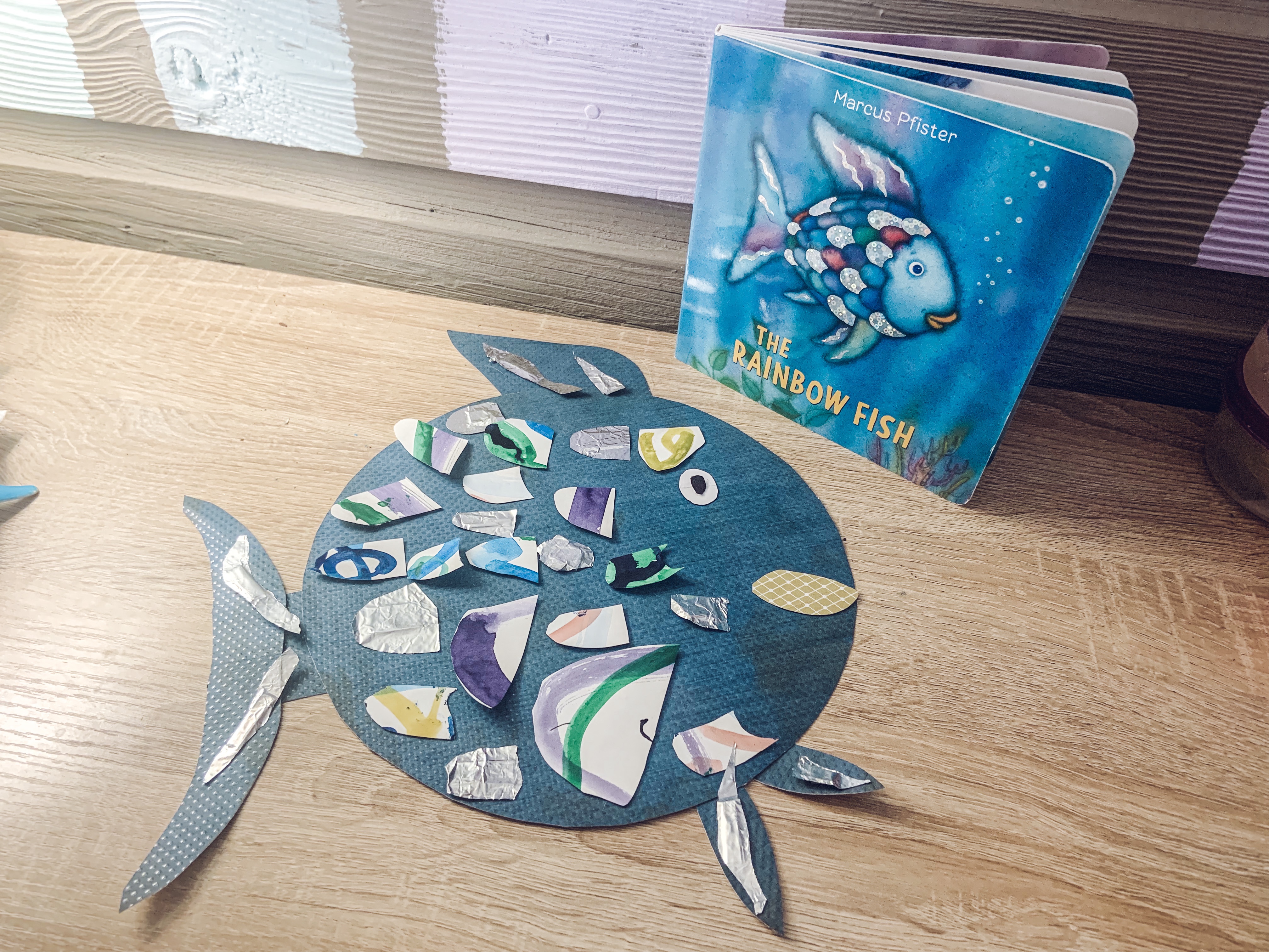 Toddler Activity: The Rainbow Fish Paper Craft | Grey Skies & Rainbow Highs