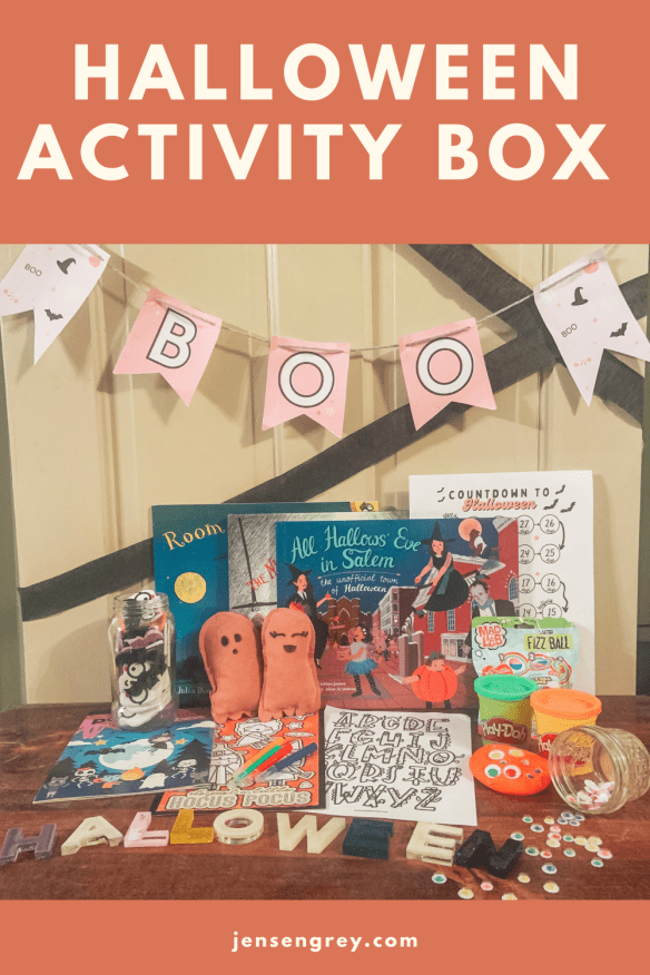 Preschool Activity: Halloween Activity Box. | Grey Skies & Rainbow Highs