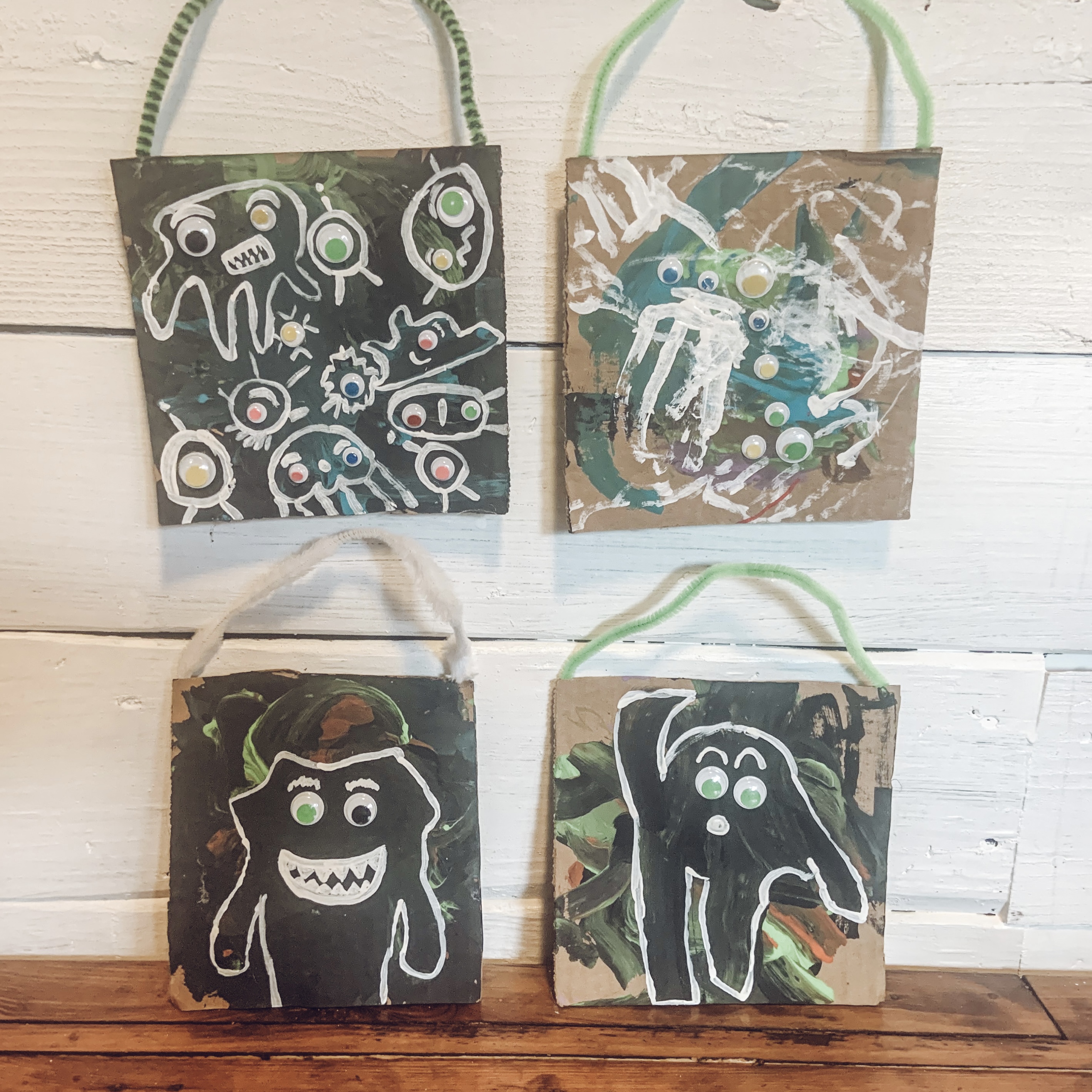 Halloween Craft: Googly Eyed Monsters | Grey Skies & Rainbow Highs