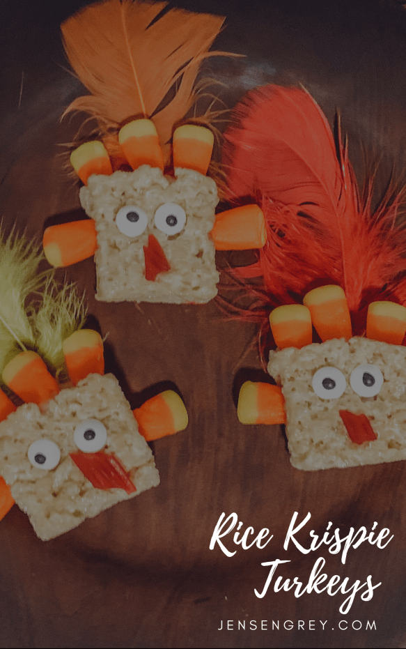 Thanksgiving Treat: Rice Krispie Turkeys | Grey Skies & Rainbow Highs