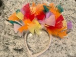 Thanksgiving DIY: “Turkey” Feather Headband | Grey Skies & Rainbow Highs