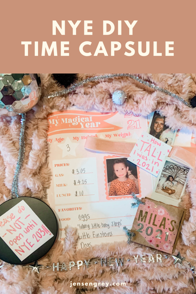 DIY NYE Time Capsule | Grey Skies & Rainbow Highs