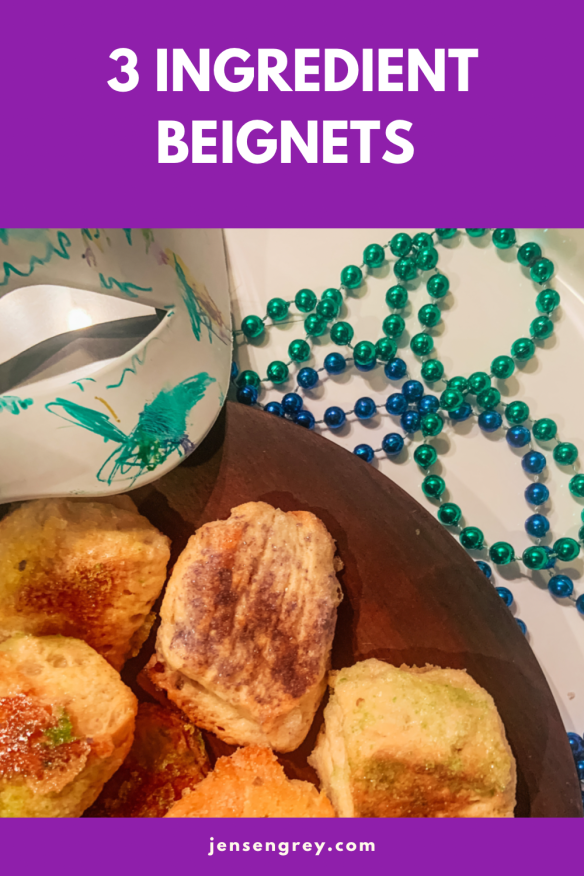 Easy 3 Ingredient Beignets Recipe | Grey Skies & Rainbow Highs