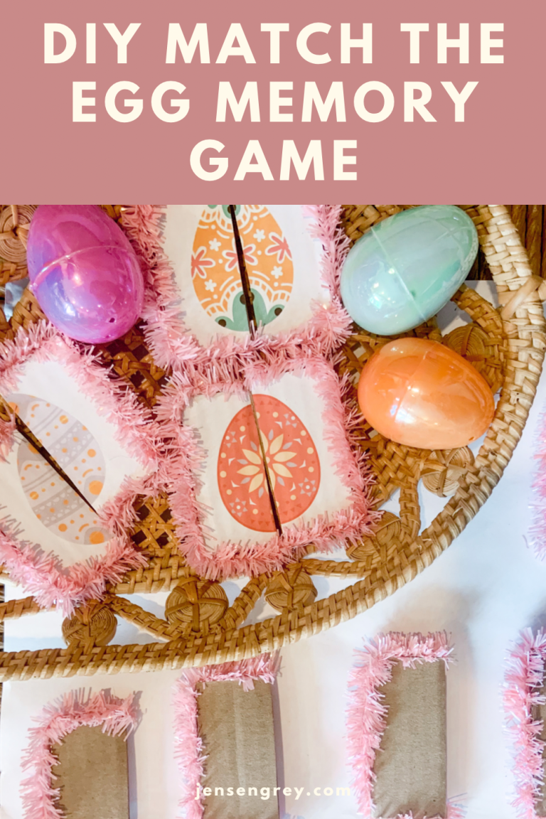 DIY Match the Egg Memory Game | Grey Skies & Rainbow Highs