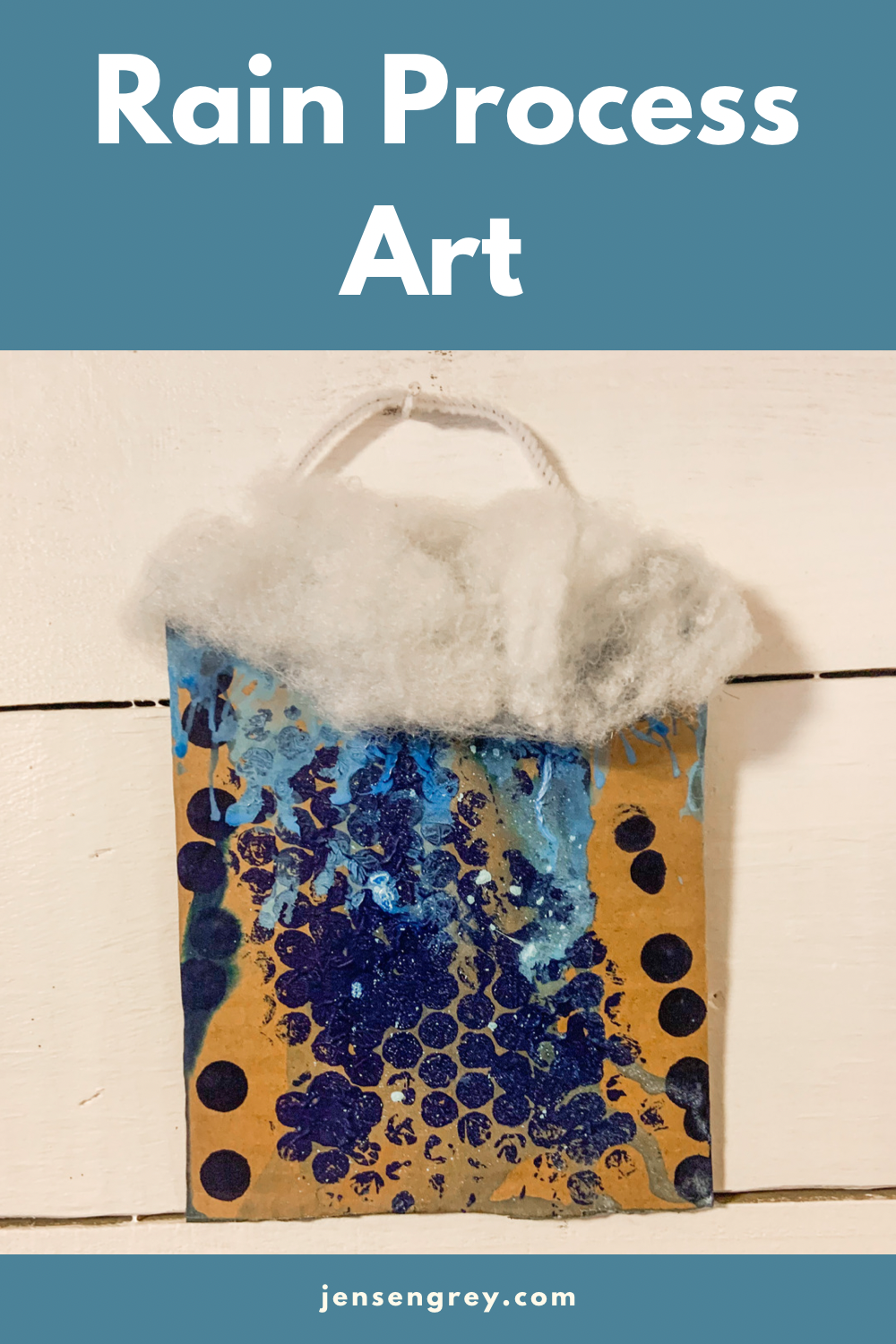 Rain Process Art | Grey Skies & Rainbow Highs