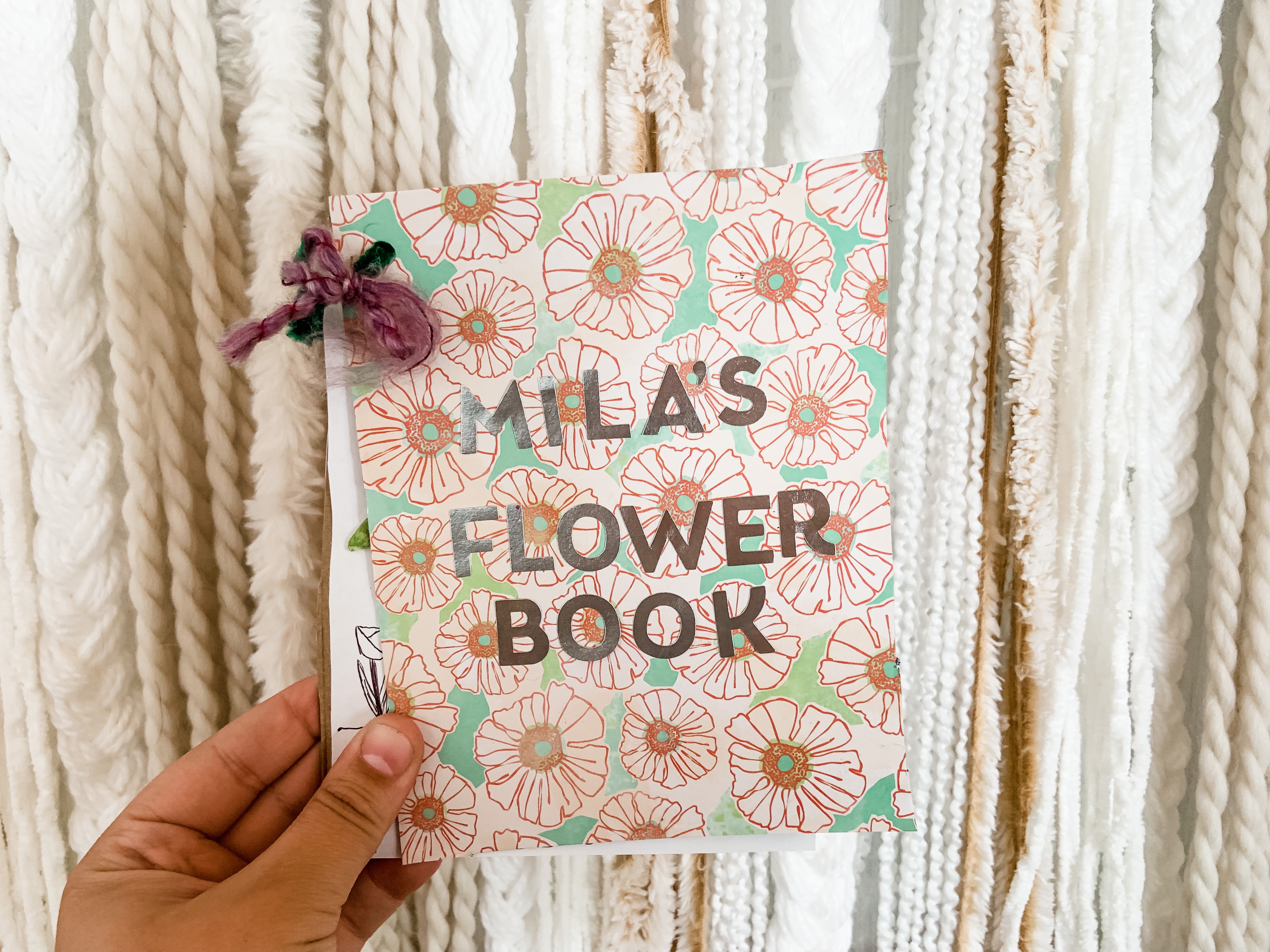 DIY Flower Book | Grey Skies & Rainbow Highs