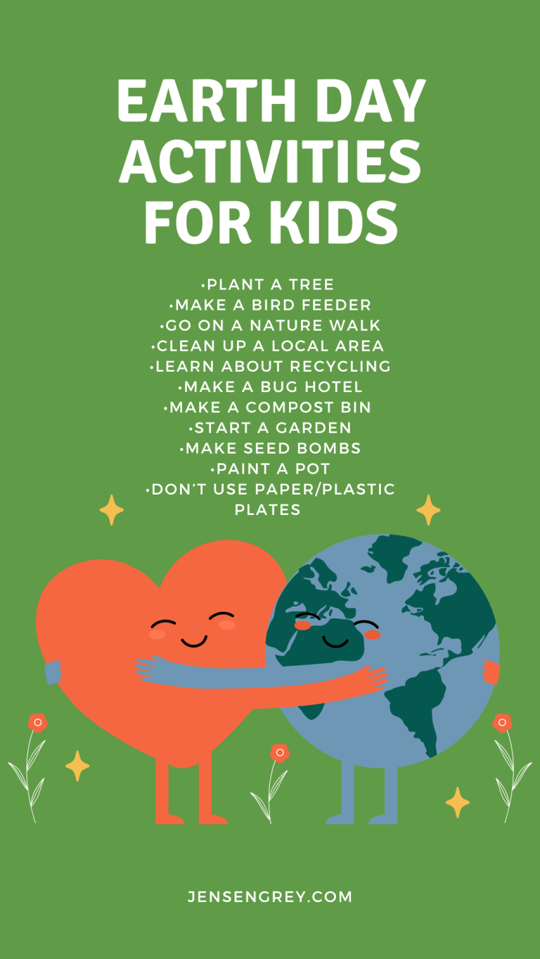 11 Earth Day Ideas To Do With Your Child | Grey Skies & Rainbow Highs
